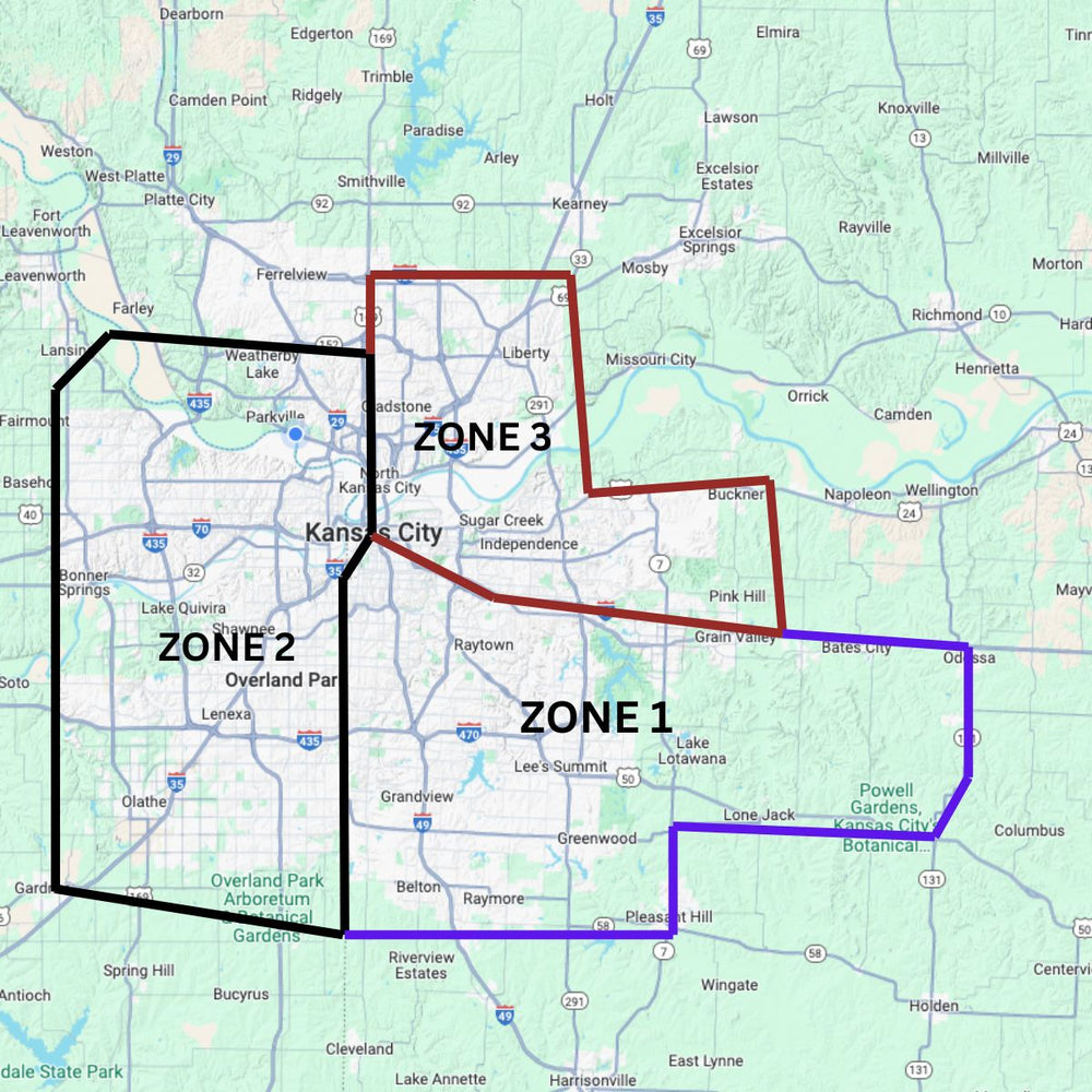 Delivery Zones