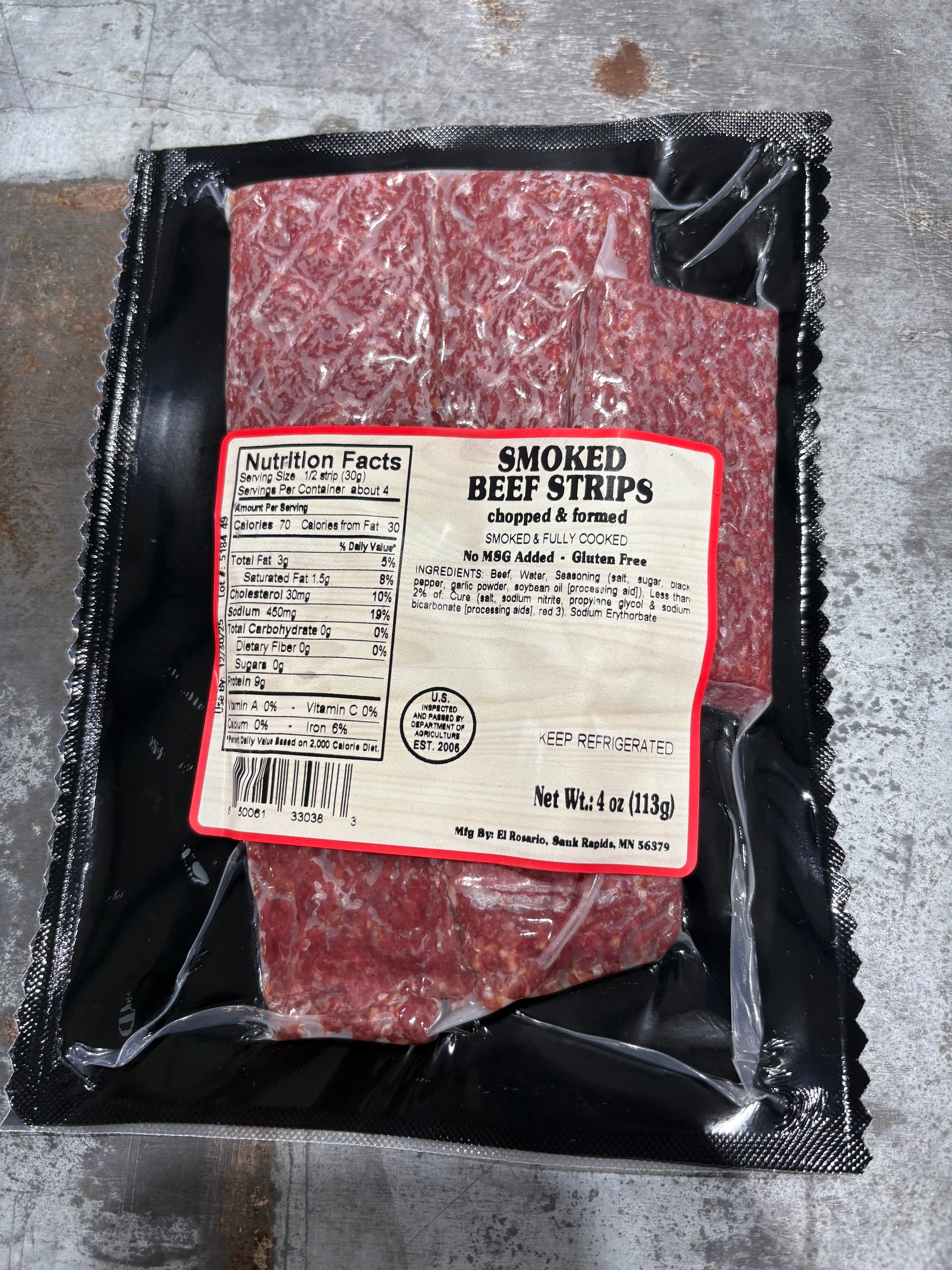 Smoked Beef Strips